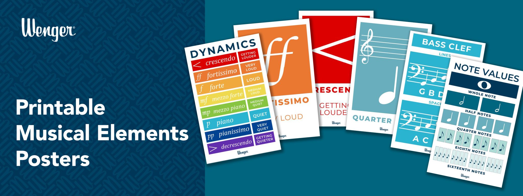 Printable Musical Elements Posters - Wenger Teacher Resources