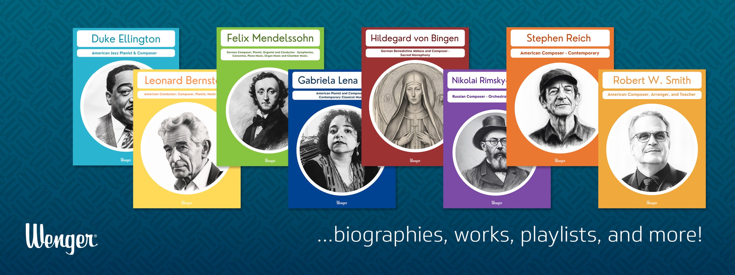 FREE Set #2! Composer Classroom Posters - Wenger Teacher Resources