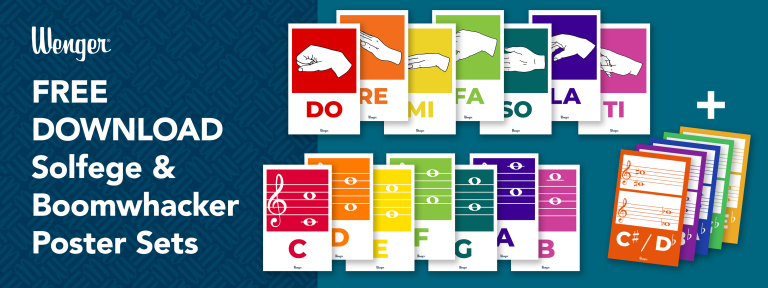 FREE Solfege & Boomwhacker Classroom Posters - Wenger Teacher Resources